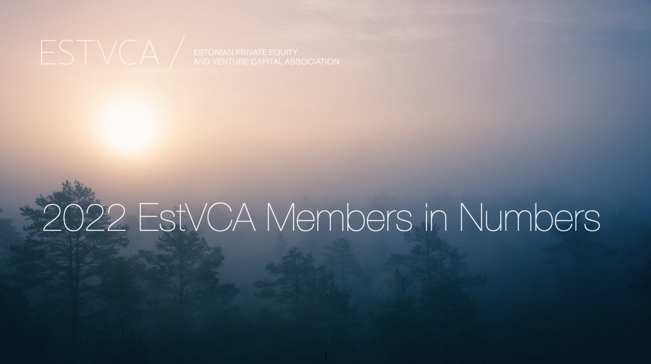 EstVCA Members in Numbers 2022 | EstVCA